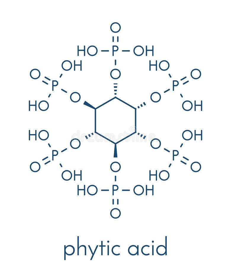 Phytic Acid Molecule, Scientific Molecular Model, Looping 3d Animation ...