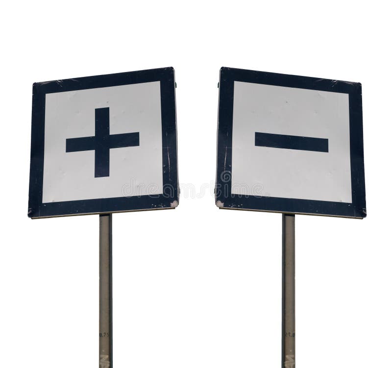 Più e meno immagine stock. Immagine di aumento, diminuzione - 9829741