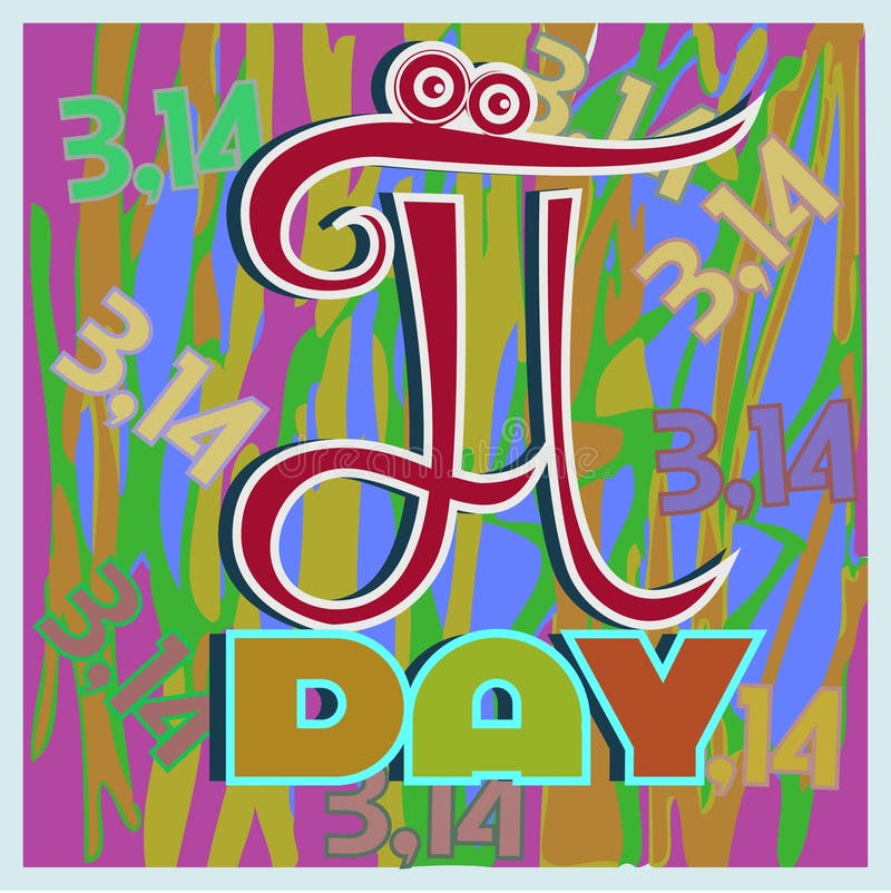 Pi day stock vector. Illustration of clipart, letter - 28689204