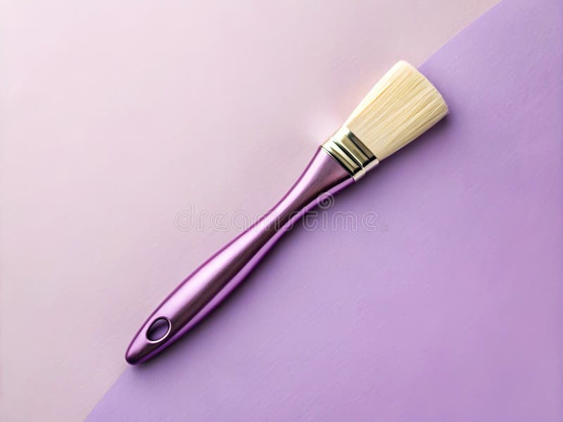Pi Day Pastry Brush with a Soft Pastel Purple Gradient Stock ...