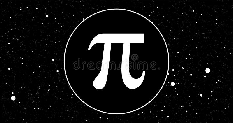 Pi Day. Science Space Illustration. Iinfinitely Concept Stock Vector ...