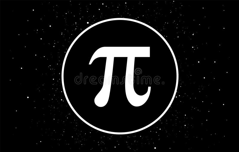 Pi Day. Science Space Illustration. Infinitely Concept Stock Vector ...