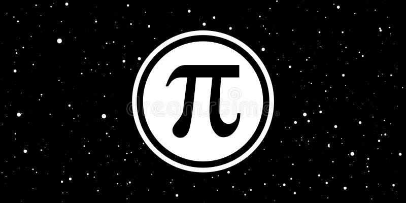 Pi Day. Science Space Illustration. Infinitely Concept Stock ...