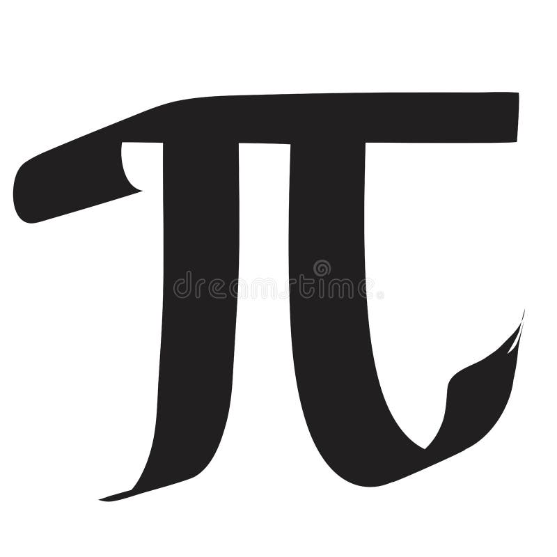 Pi greeek alphabet letter stock illustration. Illustration of letter ...