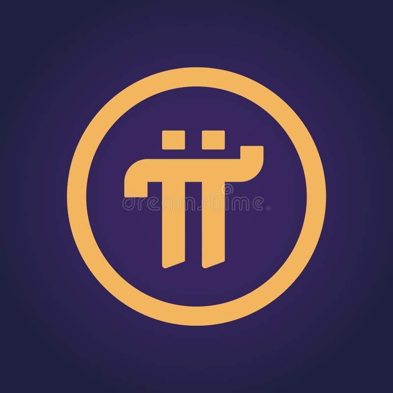 Pi icon. Pi vector logo stock vector. Illustration of isolated - 258677201