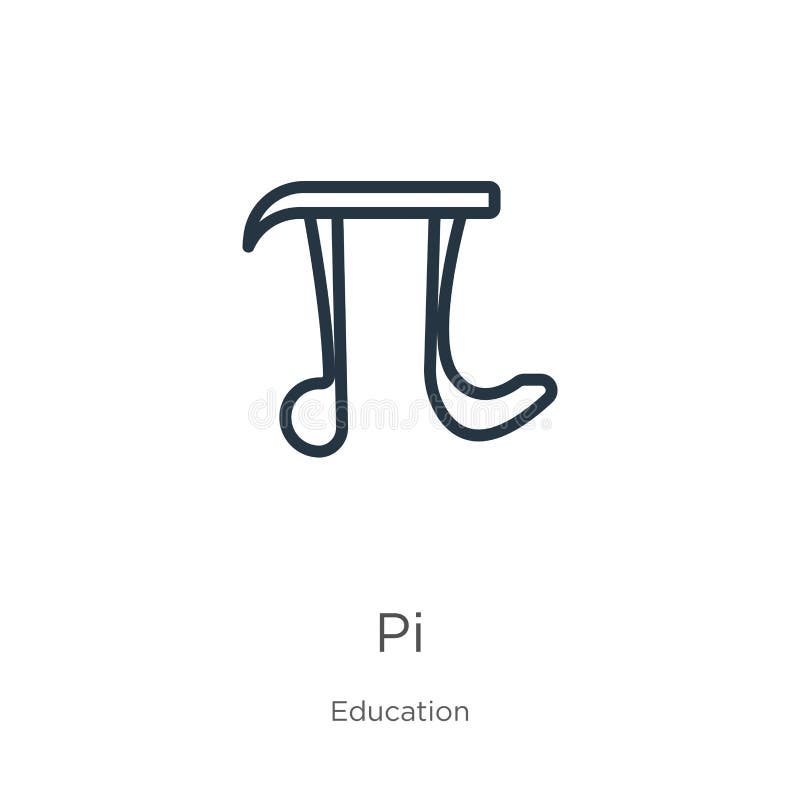 Pi Sign Outline Stock Illustrations – 544 Pi Sign Outline Stock ...
