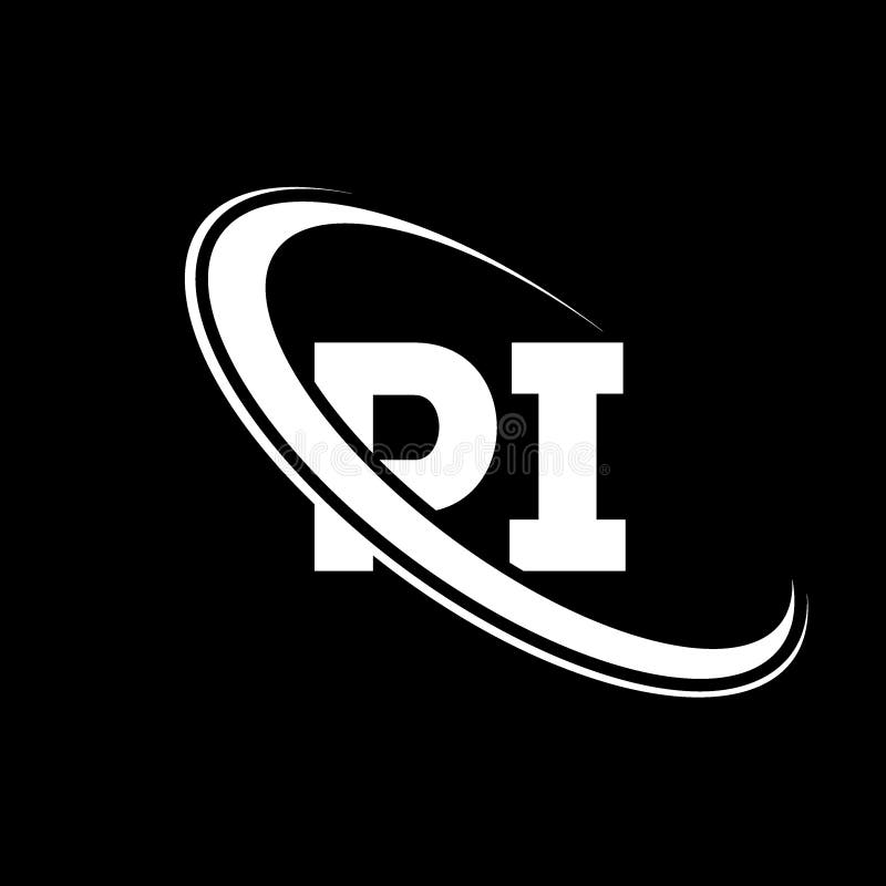 PI Logo. P I Design. White PI Letter. PI/P I Letter Logo Design Stock ...
