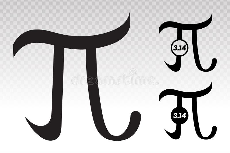 Pi Constant Symbol Icon in Filled, Thin Line, Outline and Stroke Style ...