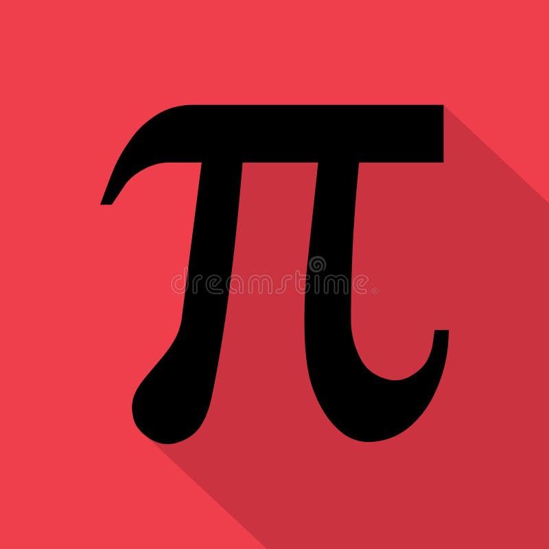 Pi Mathematical Symbol, Geometry Formula Icon, Education Vector ...