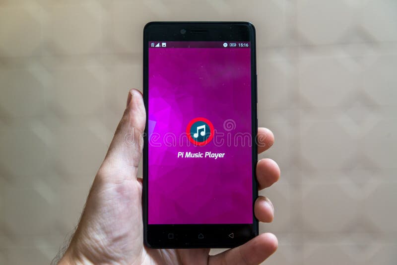 Pi Music Player editorial stock photo. Image of logo - 89650788
