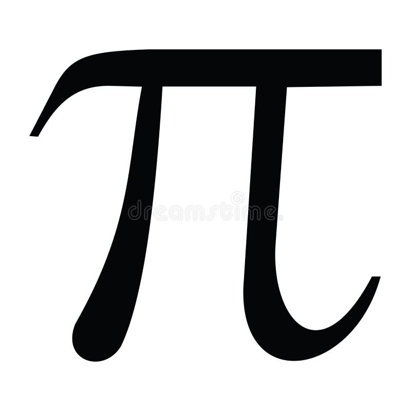 Pi 1 illustration stock. Illustration du numéro, symbole - 156083859