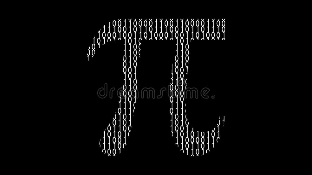 Pi-symboolvector vector illustratie. Illustration of code - 160603802