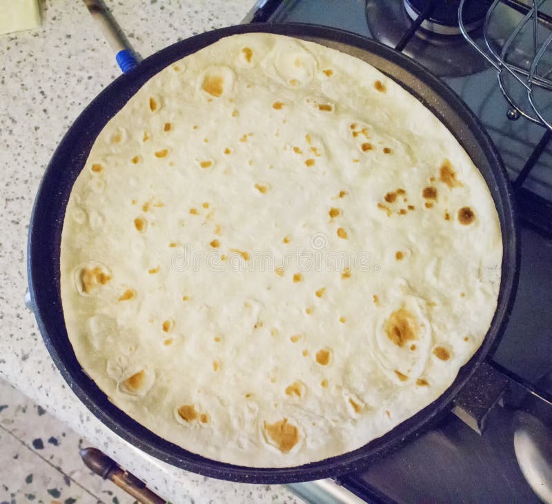 Piadina stock photo. Image of flatbread, diet, ricotta - 61292938