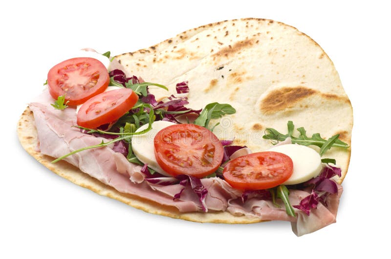 Piadina romagnola stock image. Image of breakfast, fast - 23777711