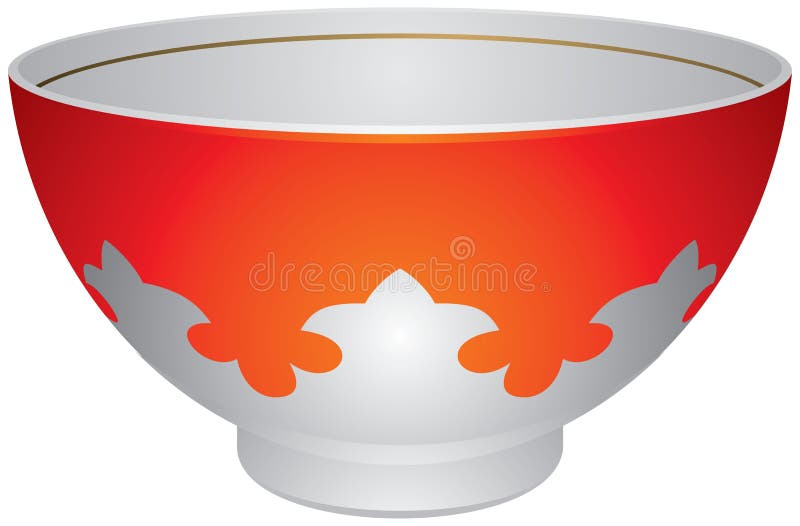 Piala or Piyala, Central Asian Tradition Tea Cup Stock Vector ...