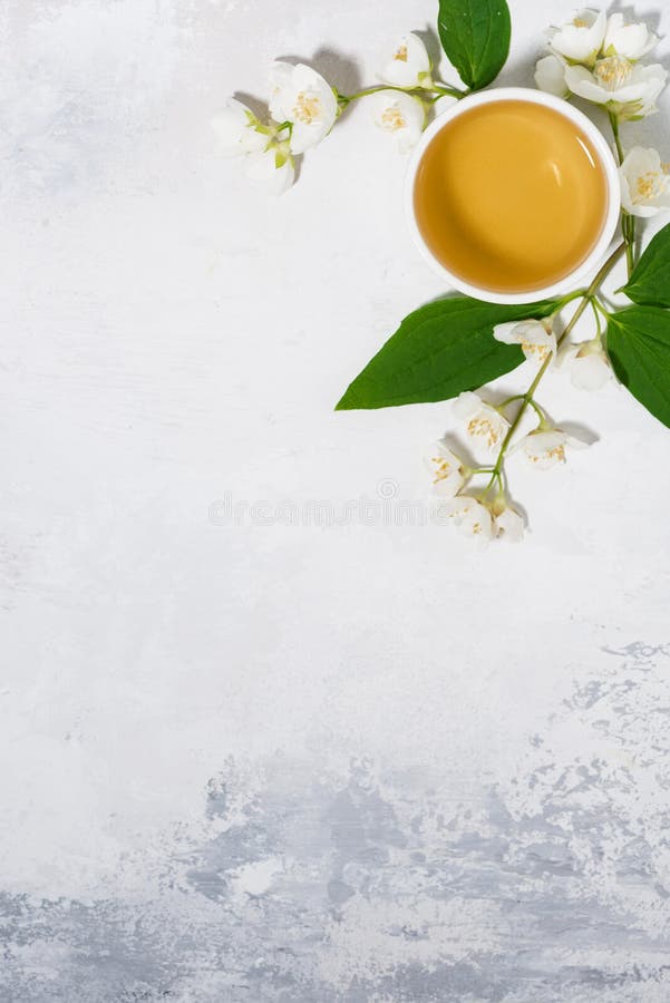Japanese Tea Ceremony. Green Tea with Jasmine. White Background ...