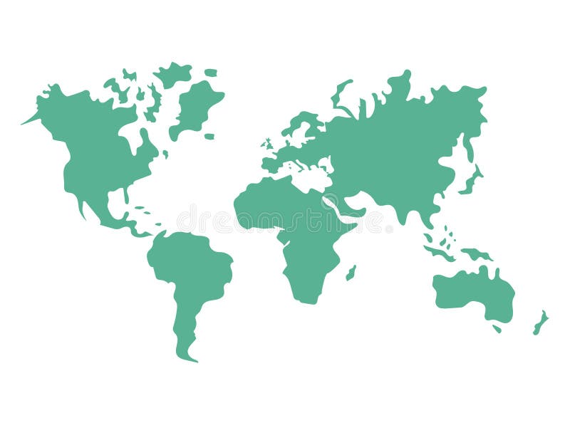 Pianeta Pianeta Terra Mappe Illustrazione Vettoriale - Illustrazione di ...