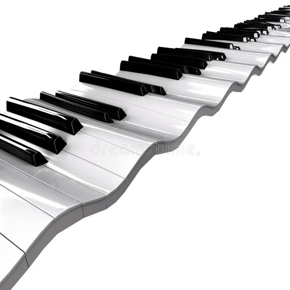 Wavy Piano Keyboard Stock Illustrations – 267 Wavy Piano Keyboard Stock ...