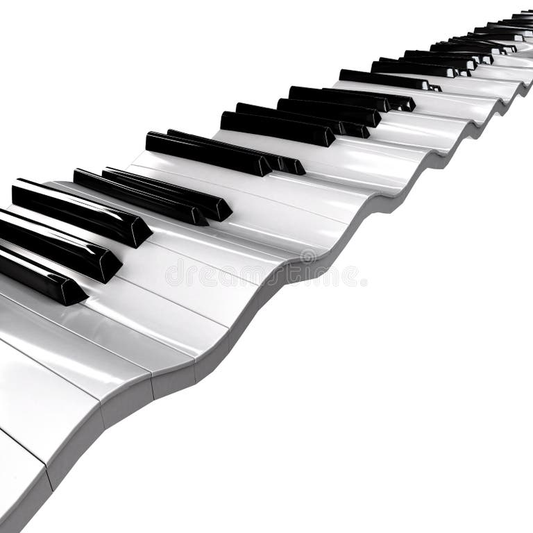Wavy Piano Keyboard Stock Illustrations – 267 Wavy Piano Keyboard Stock ...