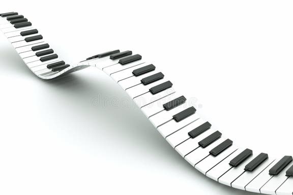 Piano Keyboard Wave Stock Illustrations – 1,644 Piano Keyboard Wave ...