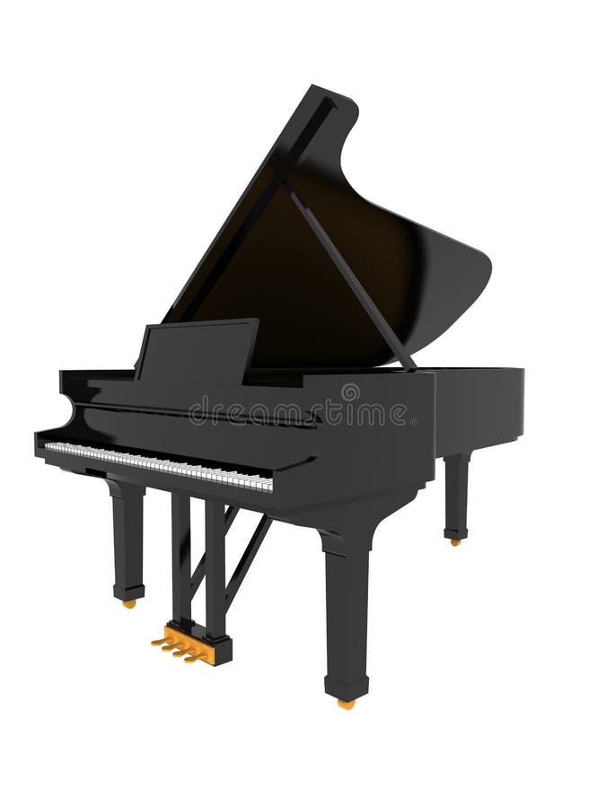 Cartoon piano stock vector. Illustration of piano, musician - 13664134