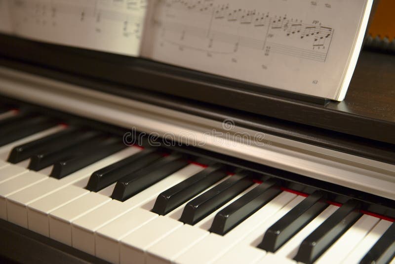 Piano stock image. Image of spinet, synthesizer, instrument - 49748079