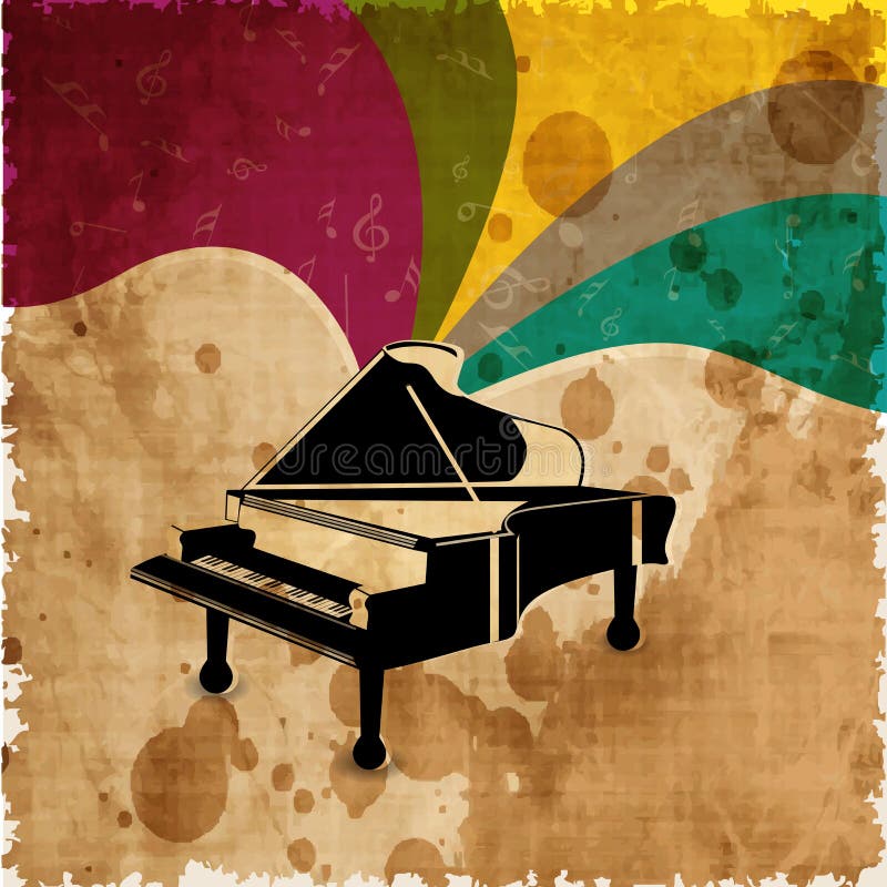 Piano Colorful Grungy Background Stock Illustrations – 17 Piano ...