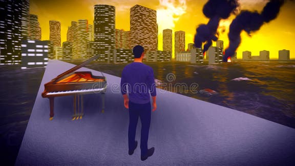 Piano Come Simbolo Della Sfida Illustrazione di Stock - Illustrazione ...