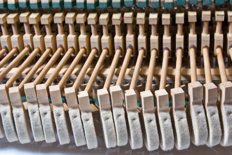 Piano components stock photo. Image of mechanical, piano - 13098124