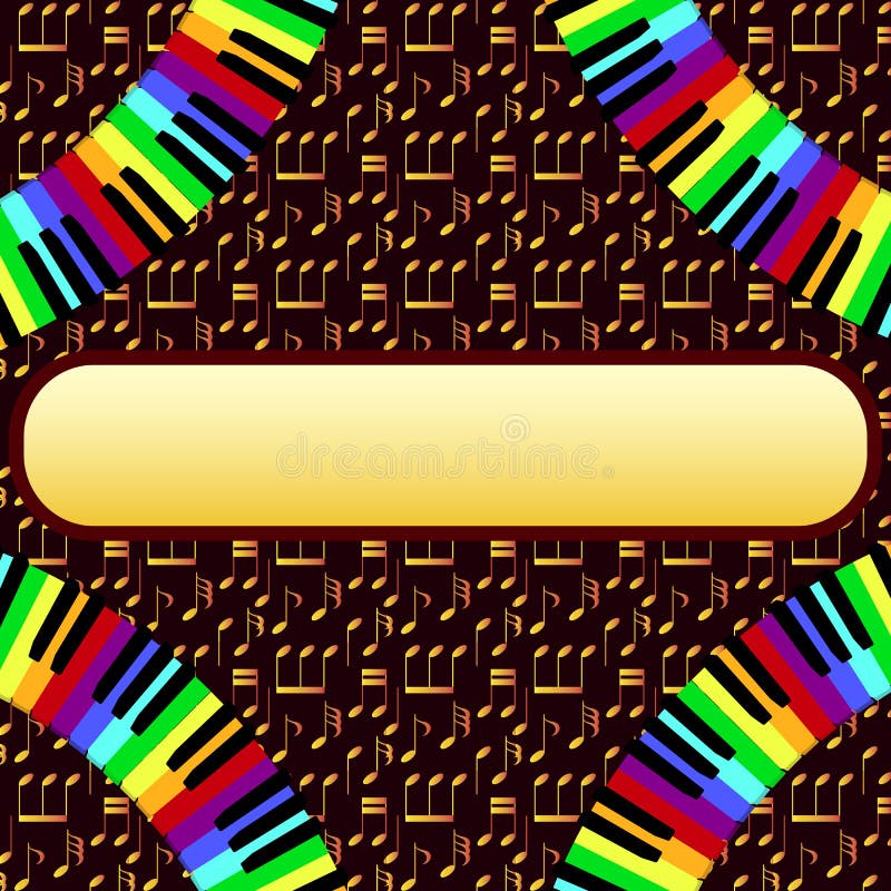 Piano Frame Corners Background Stock Illustrations – 3 Piano Frame ...