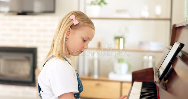 Piano, Girl and Music Class, Learning and Development, Creative Student ...