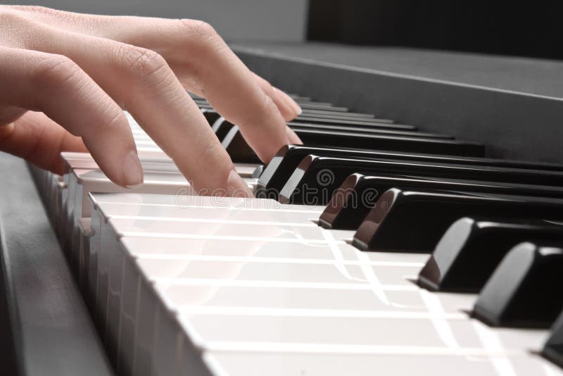 Piano and hand stock photo. Image of entertainment, chord - 17785916