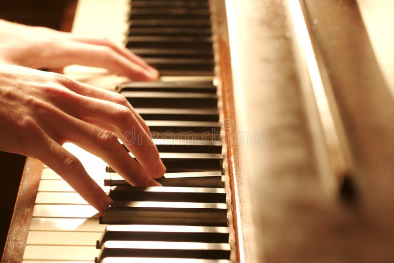 Piano Hands stock photo. Image of musical, create, notes - 3893230