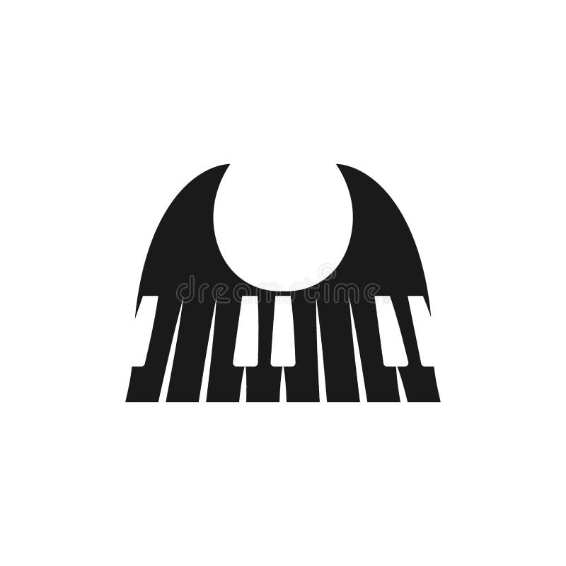 Piano Instrument Logo Design .vector Illustration Stock Vector ...