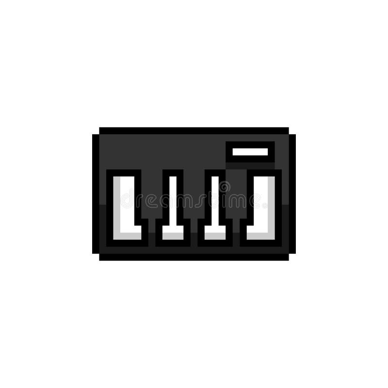 Piano Pixel Art. 8 Bit Musical Instrument Vector Illustration Stock ... Piano Pixel Art. 8 Bit Musical Instrument Vector Illustration Stock ...