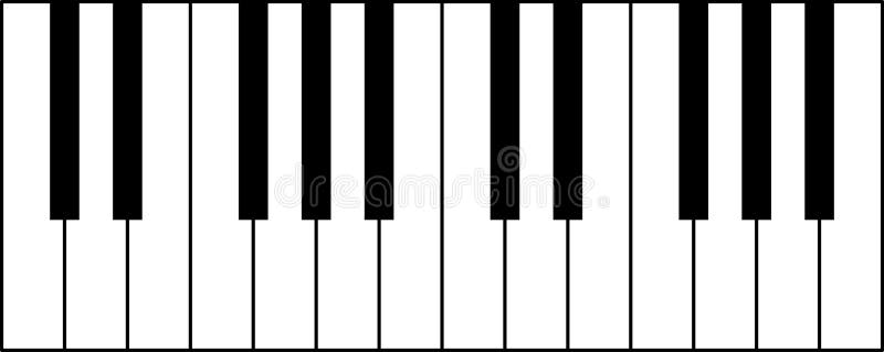Piano Key, Keyboard. Piano. Musical Instrument. Synthesizer. Vector ...