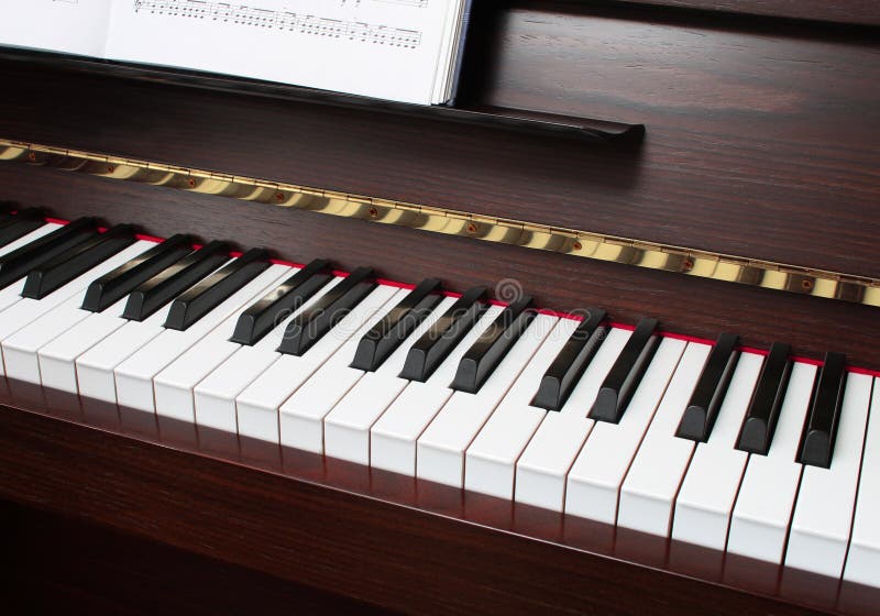 Piano keyboard stock photo. Image of keyboard, sound - 19806976