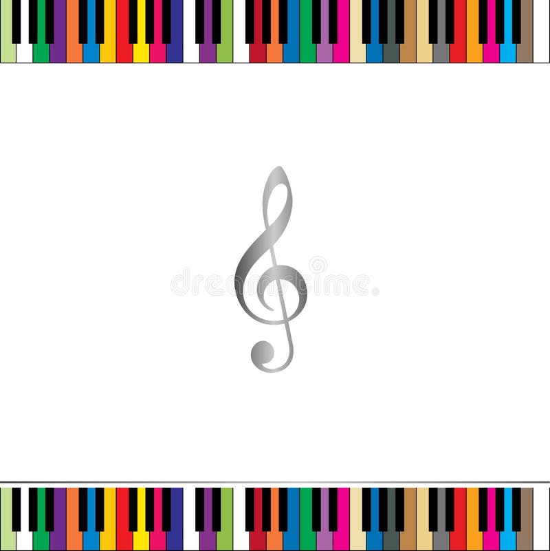 Piano keyboard stock vector. Illustration of musics, musician - 38824507