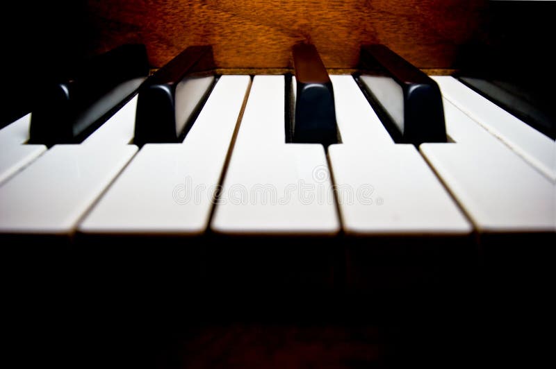 Piano Keyboard at Middle C stock photo. Image of audio - 6516888