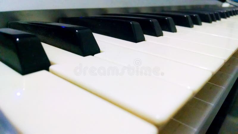 Piano Keyboard stock image. Image of perspective, view - 88523039