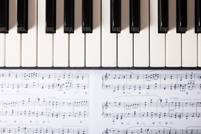 Piano keyboard stock image. Image of piano, instrument - 39792897