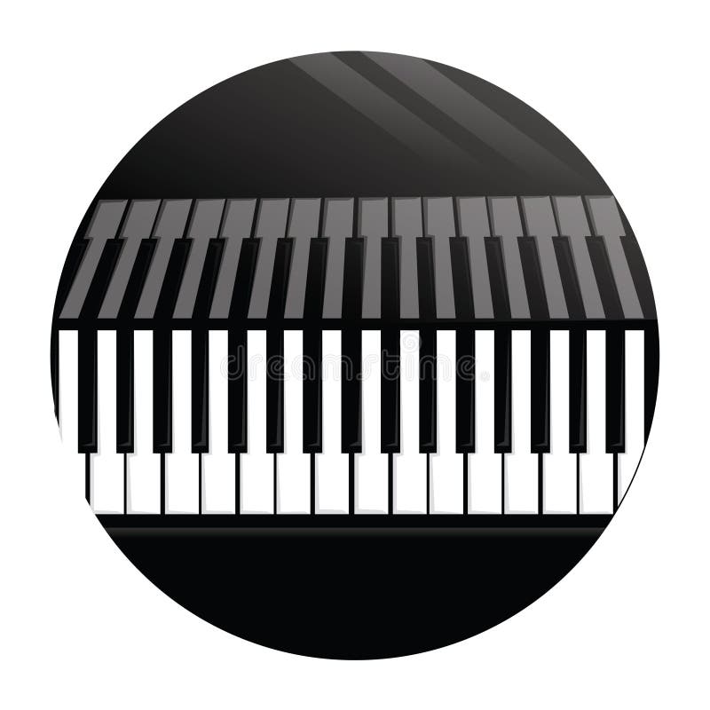 Piano Keyboard. Vector Illustration Decorative Design Stock Vector ...