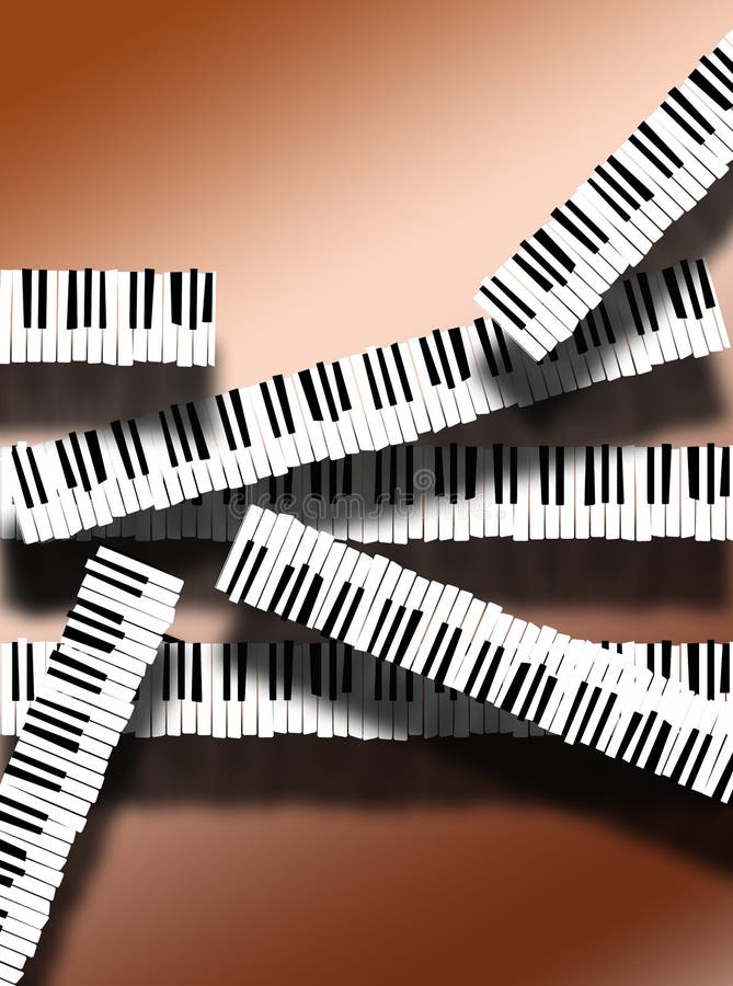 Piano Keyboards are Arranged in an Interesting Way in this Image. this ...
