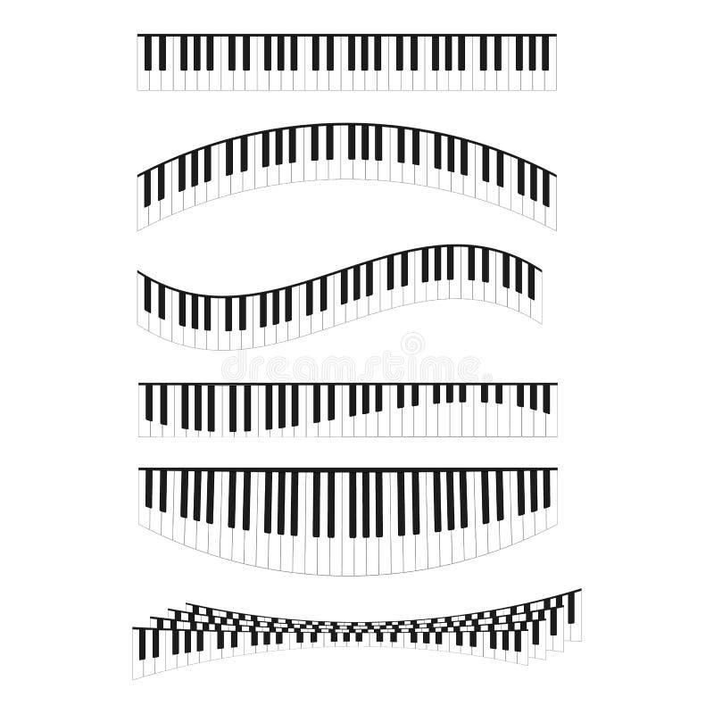 Line Art Set Different Arrows. Black Swirl Line. Vector Illustration ...