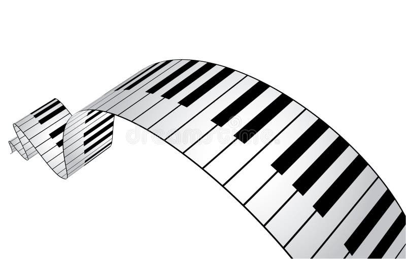 Swirly Piano Keys