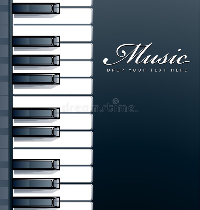 Piano keys background stock vector. Illustration of music - 30016432