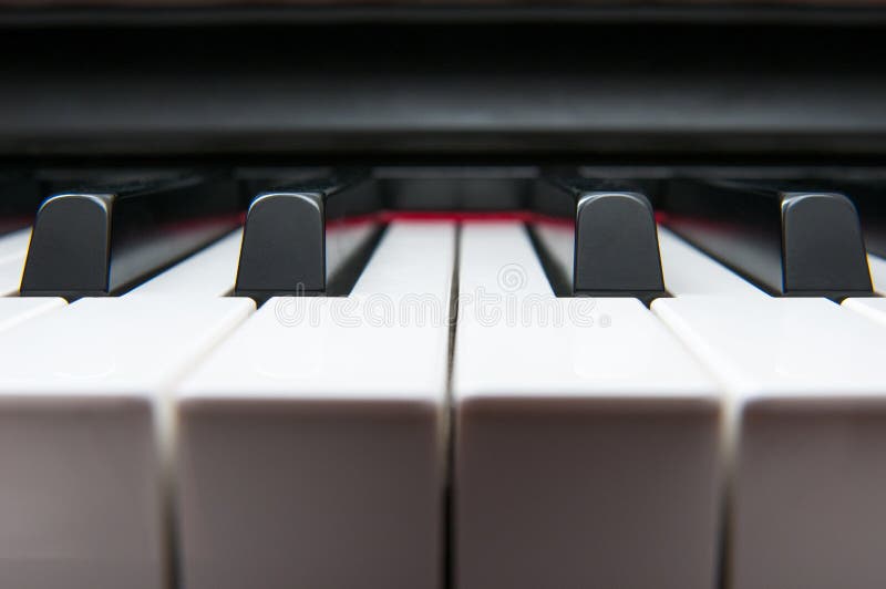 Piano keys close up stock photo. Image of note, upright - 60044162