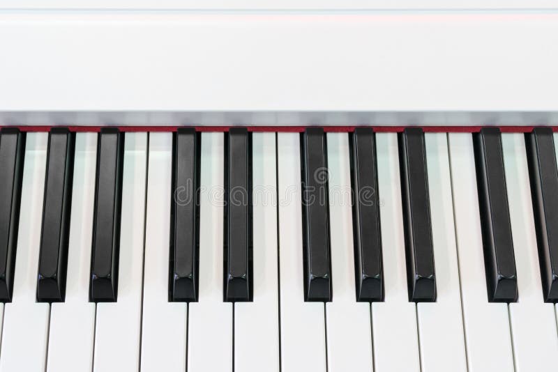 Piano keys closeup stock image. Image of education, harmony - 84019877