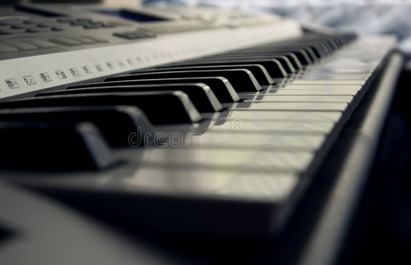 Piano keys closeup stock photo. Image of keyboard, harmony - 53921572