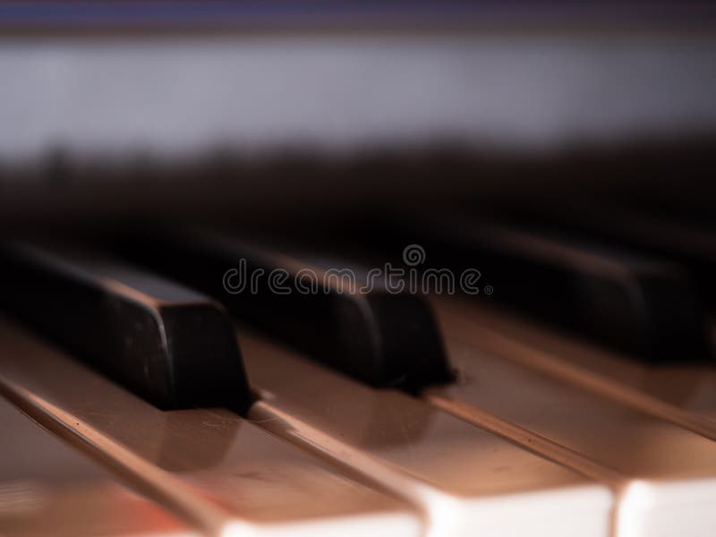 Piano Keys Musical Instrument Stock Image - Image of hobby, instrument ...